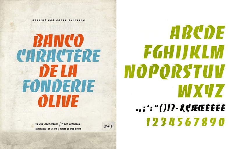 Roger Excoffon, a master of French graphic design - Graphéine