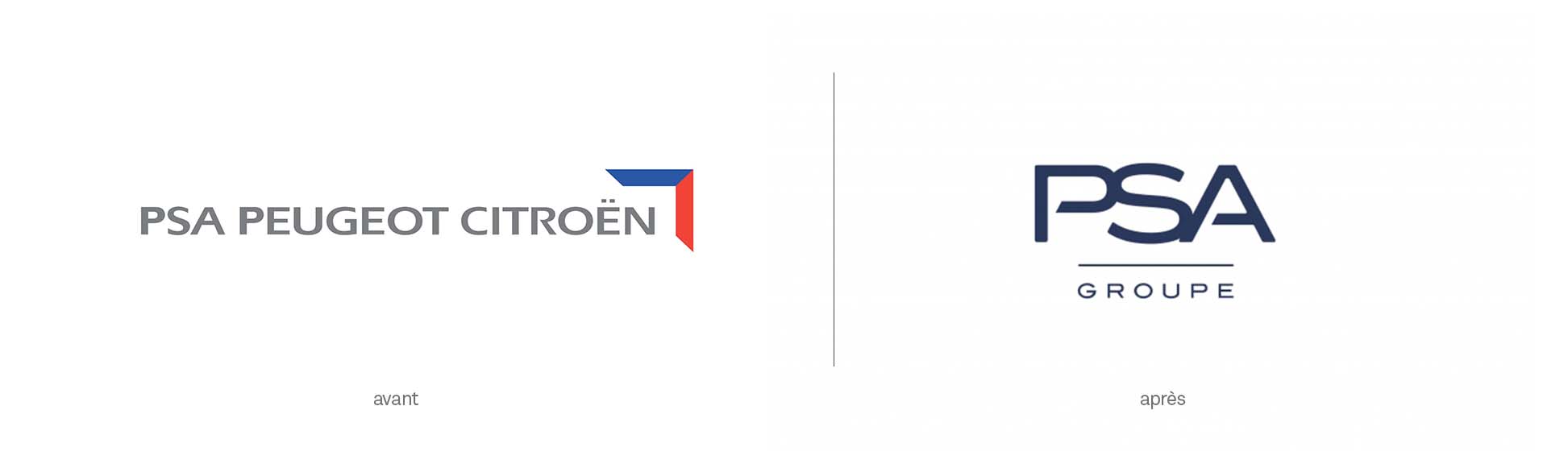 PSA Peugeot Citroën change de logo et devient Groupe PSA - Graphéine