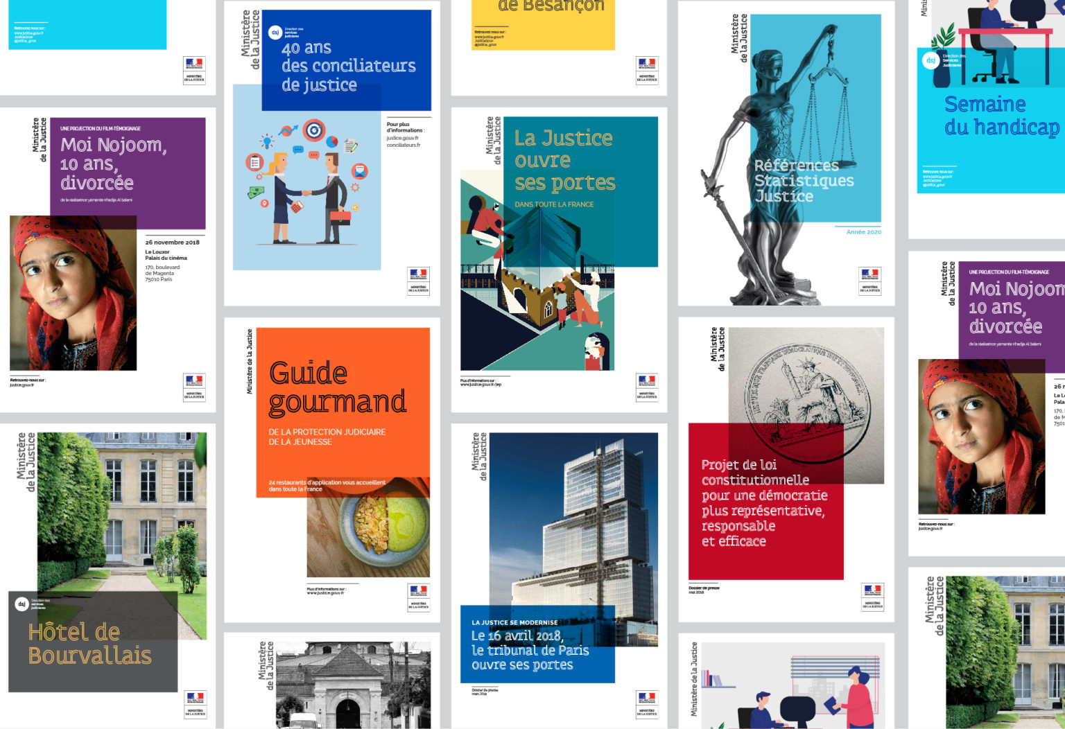 Ministry of Justice of the French Republic - Visual Identity