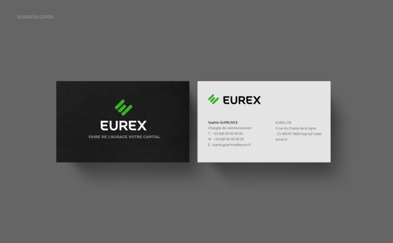 Eurex, accountancy and consulting - Visual identity