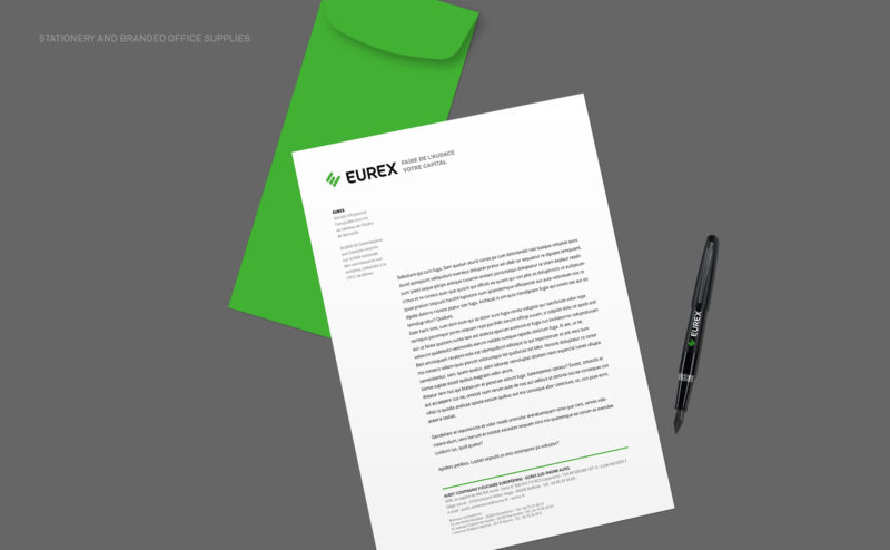 Eurex, accountancy and consulting - Visual identity
