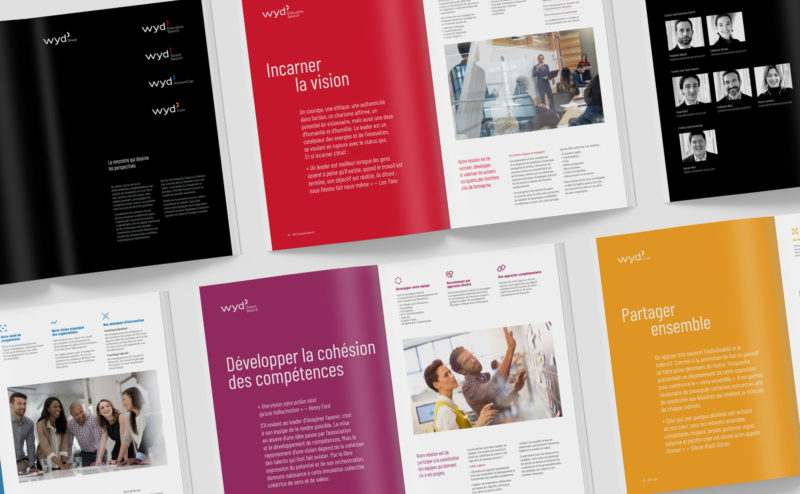 Wyd group, business partner - Visual identity