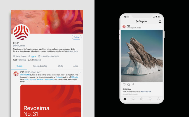 Institut de Physique du Globe de Paris - Visual identity