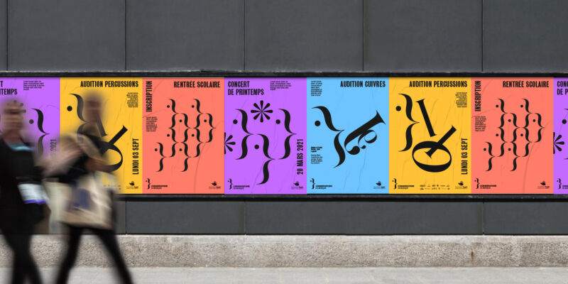 Conservatory of Music Annemasse - Visual identity