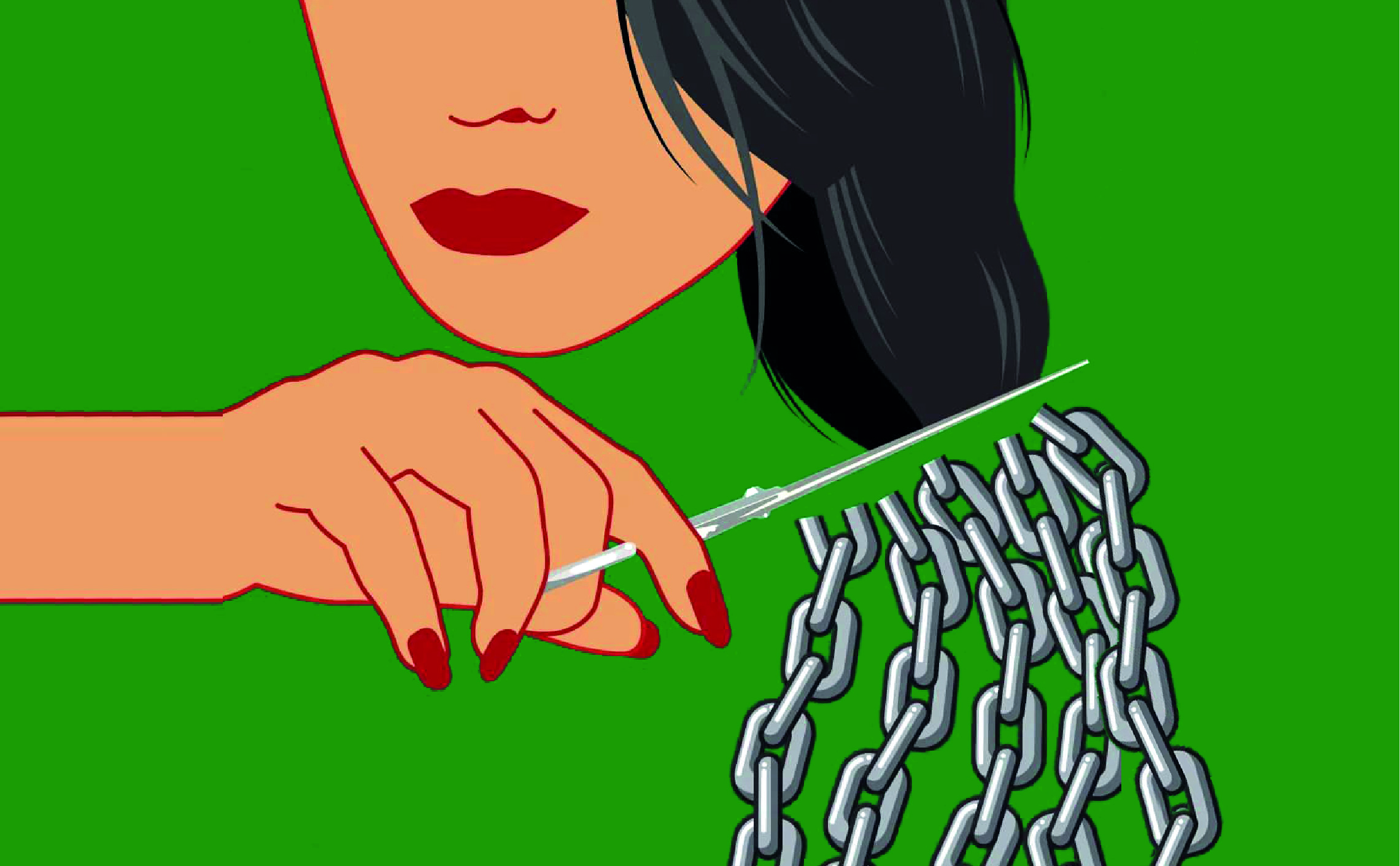 The symbolism of cut hair in Iranian protest posters - Graphéine