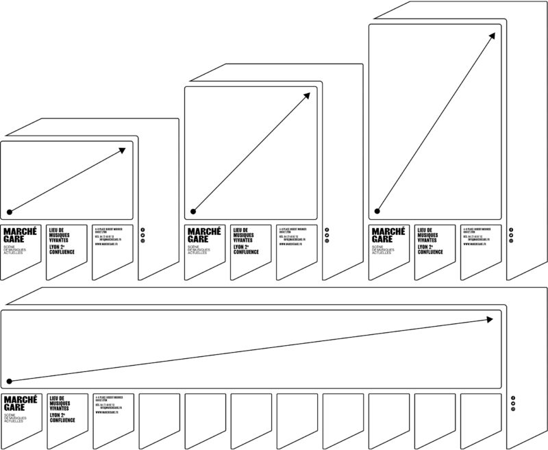 Marché Gare - Identité visuelle