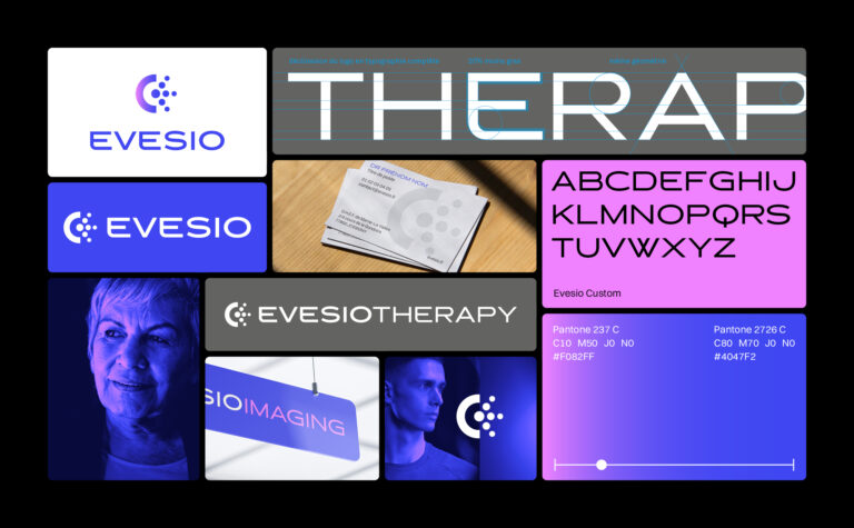 Evesio, Nuclear Medical Center - Naming & visual identity