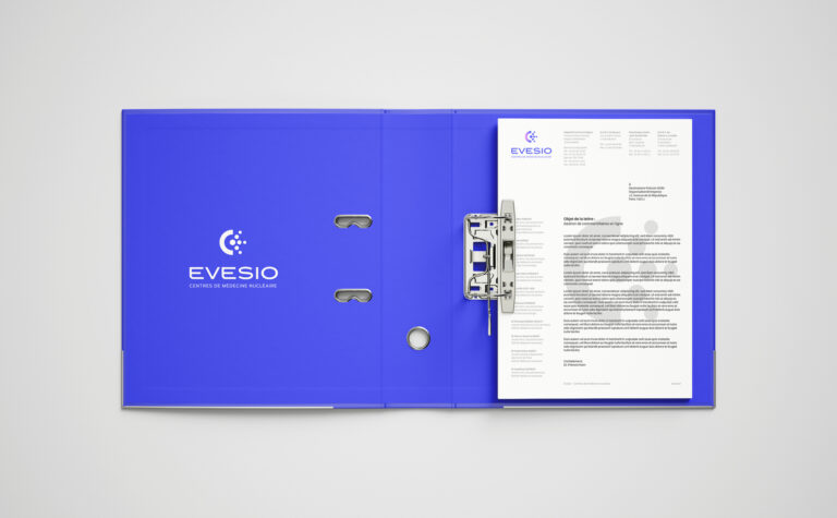 Evesio, Nuclear Medical Center - Naming & visual identity