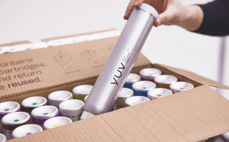 YUV® haircolor device - stratégie de marque, naming et identité visuelle