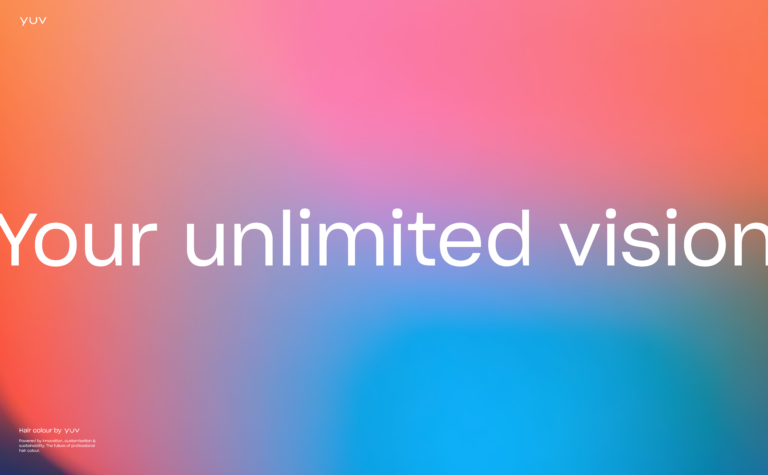 YUV® haircolor device - stratégie de marque, naming et identité visuelle