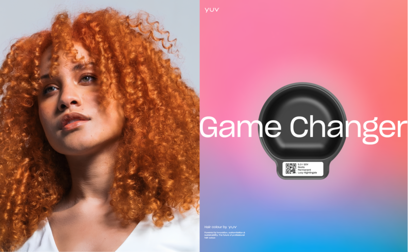 YUV® haircolor device - stratégie de marque, naming et identité visuelle