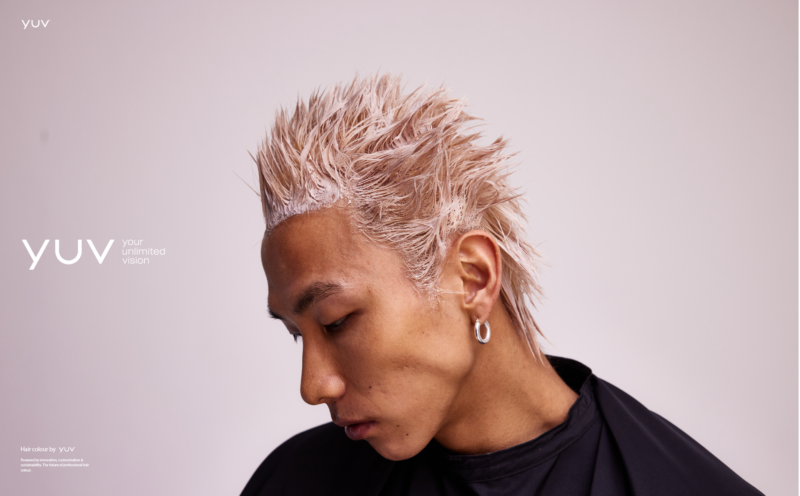 YUV® haircolor device - stratégie de marque, naming et identité visuelle