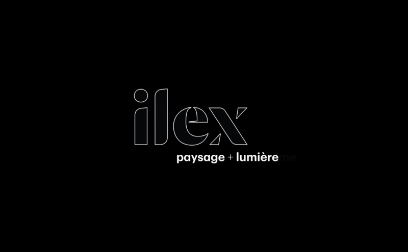 Visual identity for Ilex, landscape and urban planning agency