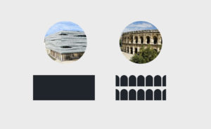 Visual identity project for the Musée de la Romanité - Graphéine